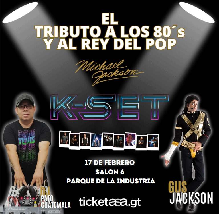 Gus Jackson Tributa al rey del pop en Guatemala - Gus Jackson